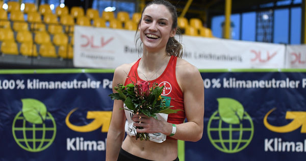 Jennifer Montag steigert sich und siegt in Dortmund - TSV Leichtathletik