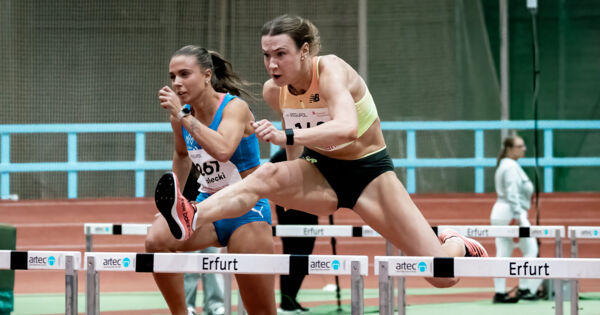 Marlene Meier stürmt in Erfurt zur Bestzeit - TSV Leichtathletik